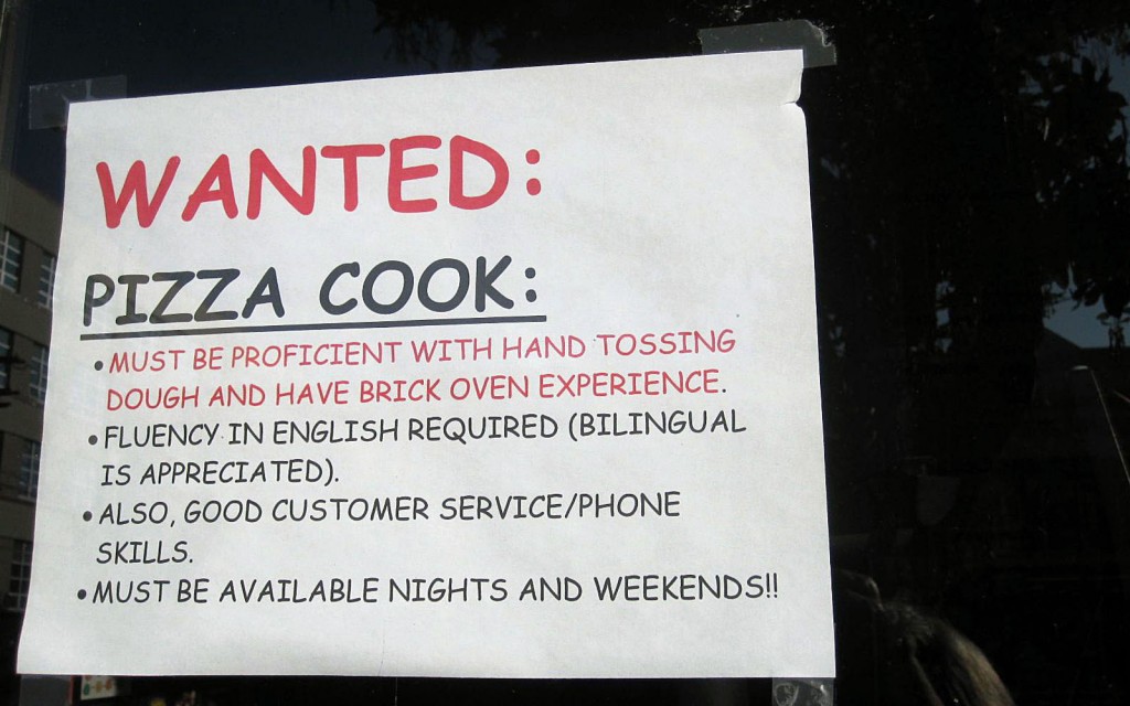 Cook Wanted - Really - Mission Local