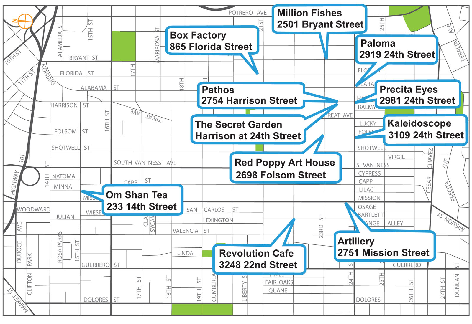 Your Map for Saturday Night's MAPP - Mission Local