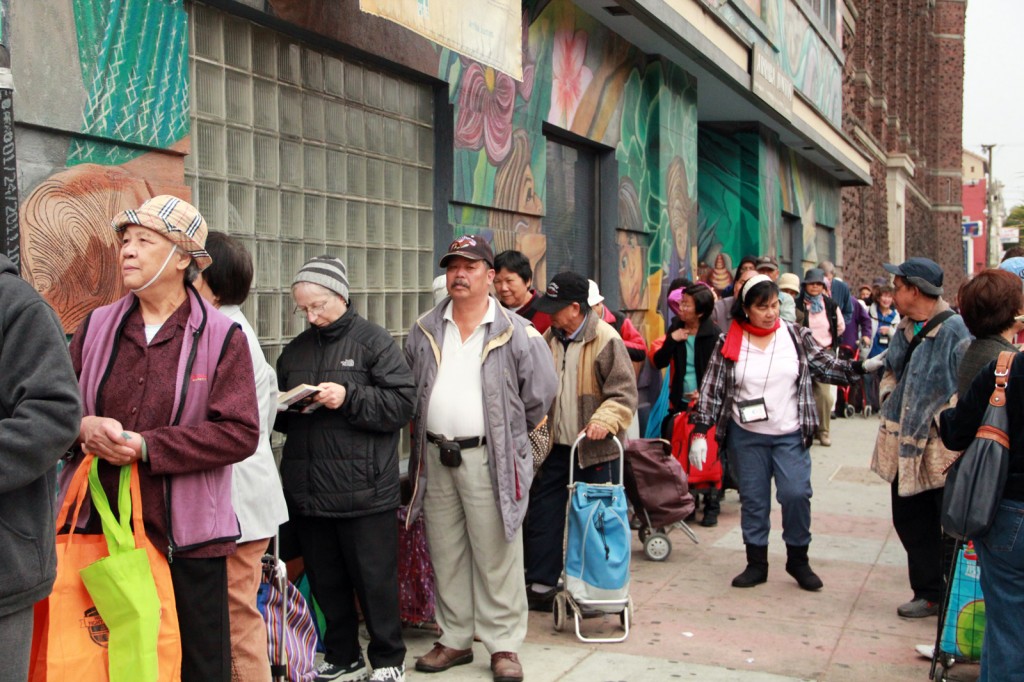 New Poverty Means Lines Grow at Food Banks - Mission Local