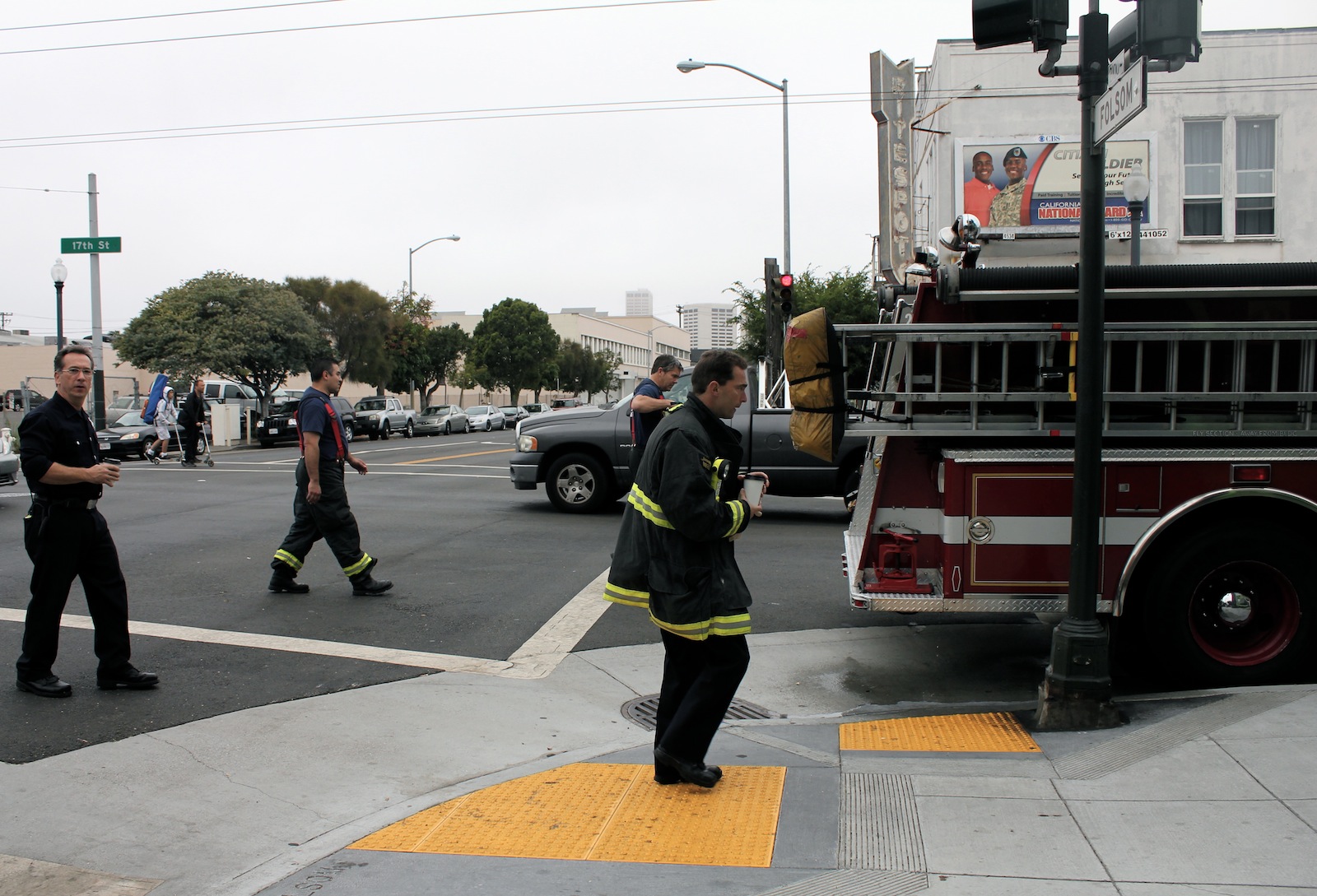 Firefighter Coffee Break - Mission Local