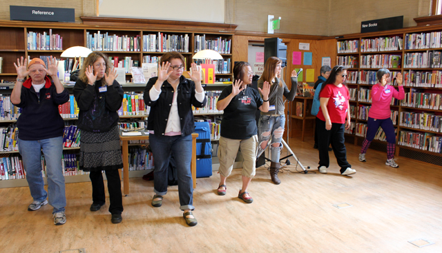Practicing Self-Defense at the Library - Mission Local