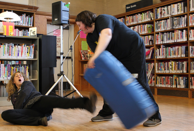 Practicing Self-Defense at the Library - Mission Local