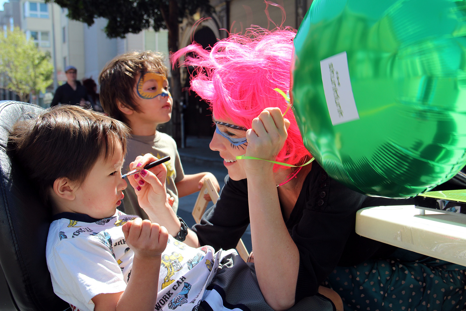 SNAP: Pink Hair, Painted Face - Mission Local