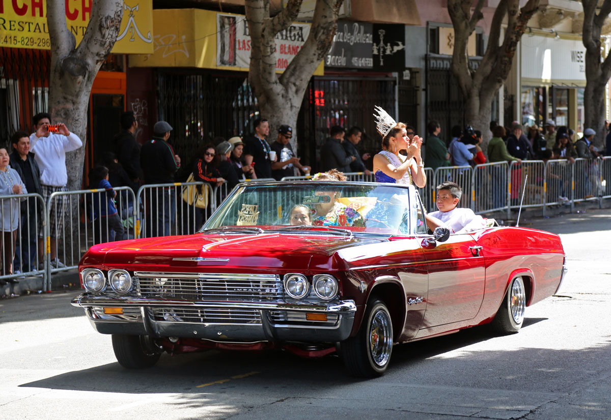 SNAP: Carnaval Queen Waves From Impala - Mission Local