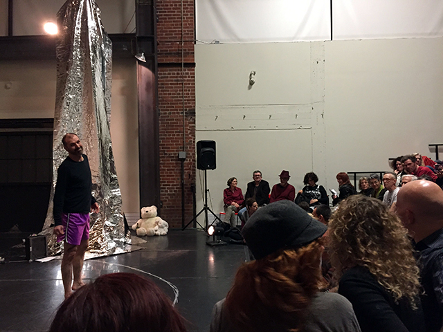 Keith Hennessy Pulls on a Bear/Skin - Mission Local