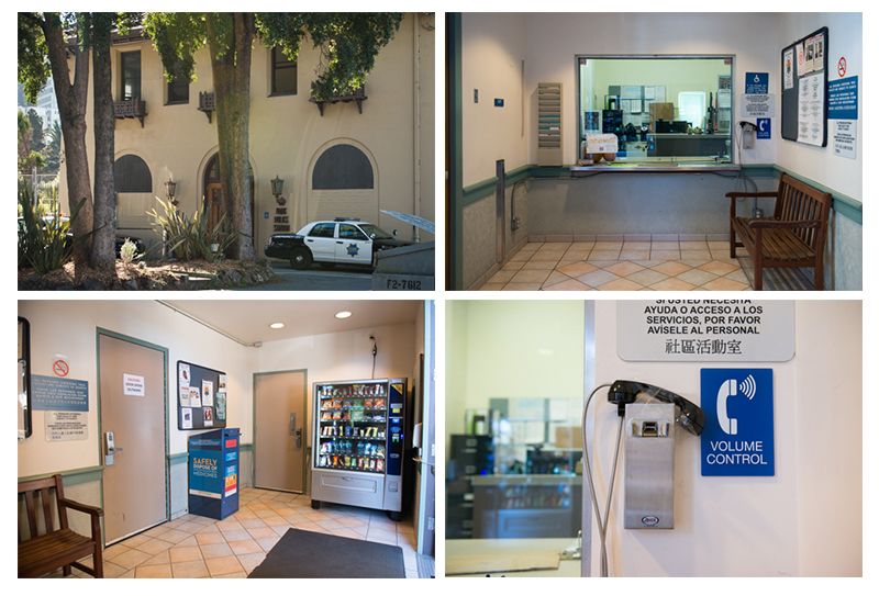 SFPD stations offer few places to sit and not much information ...
