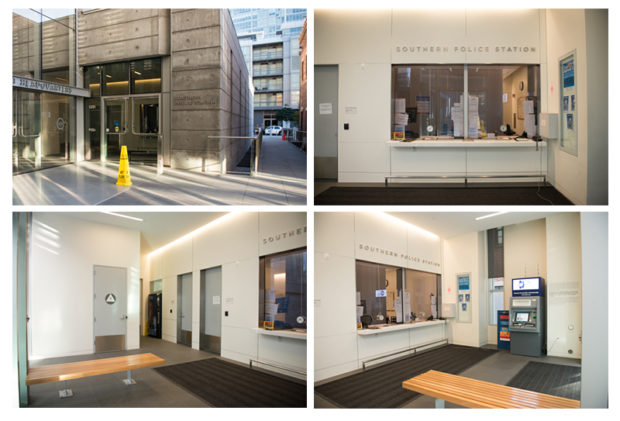 SFPD stations offer few places to sit and not much information ...