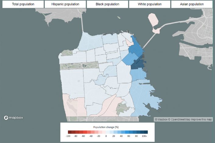 2020 Census: As San Francisco grew, the ethnic makeup of its ...