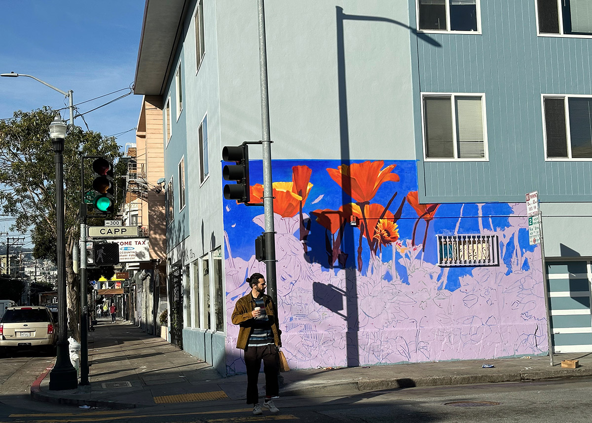Mural in progress - Mission Local