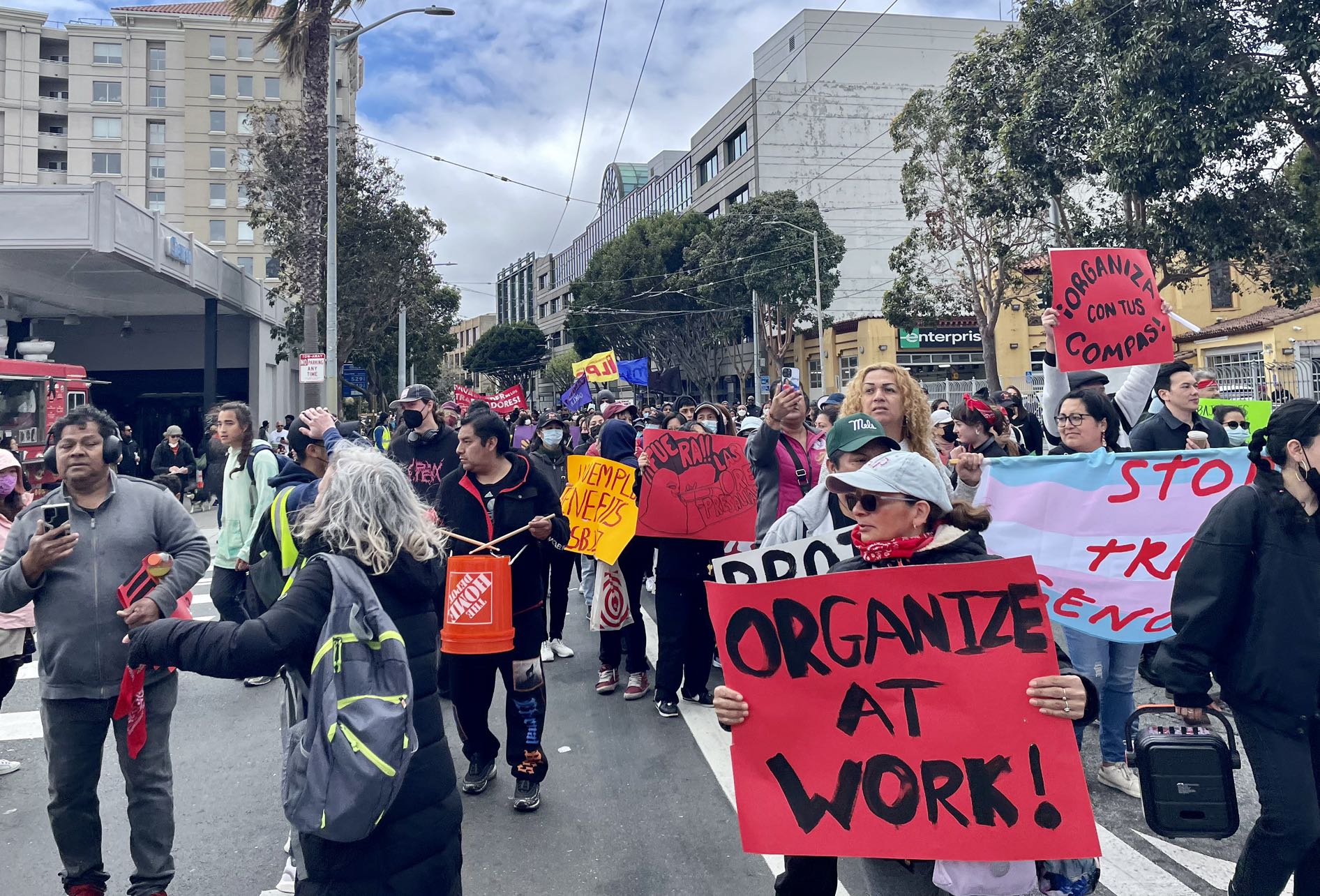 Workers of the world go for a walk: May Day in San Francisco