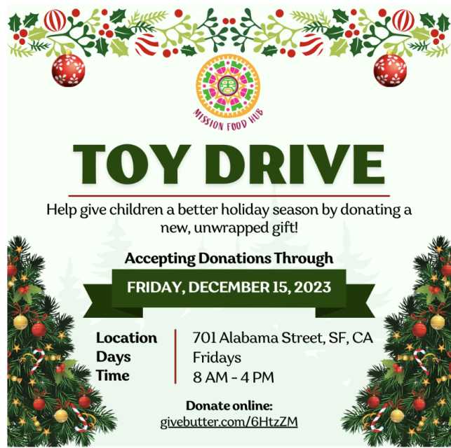 Want to give back? Holiday donation drives in San Francisco